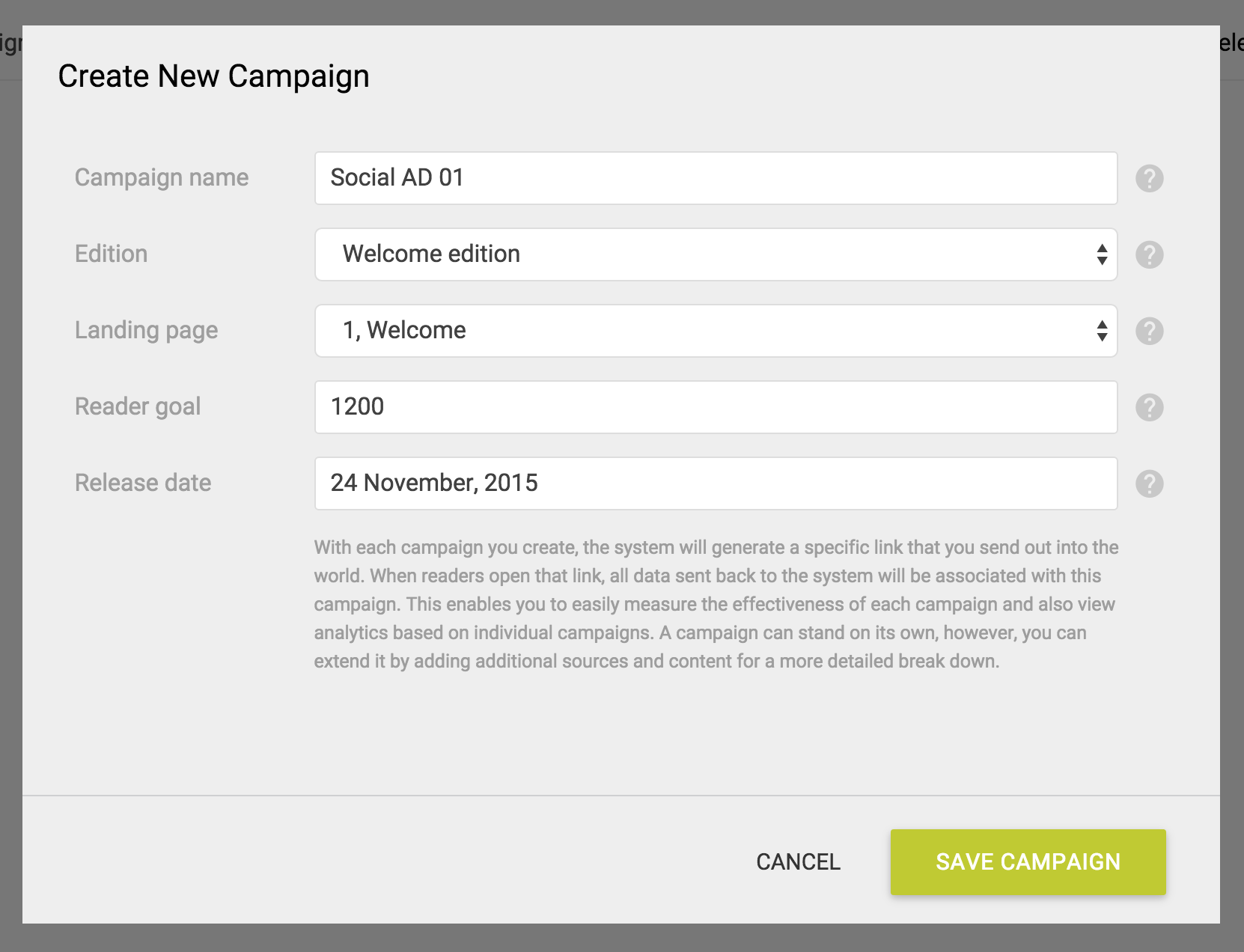 How to create marketing campaigns – Edition Digital Help Center