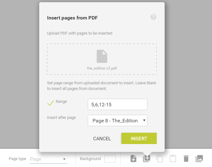 How To Insert New Pages From A PDF Edition Digital Help Center